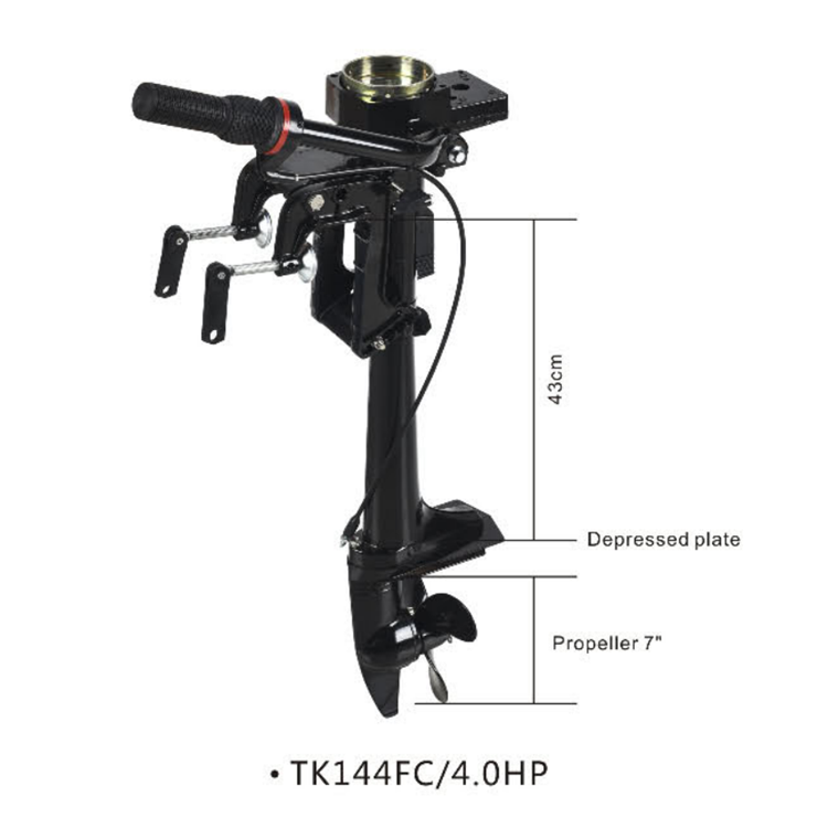 Outboard Motor Without Engine TK144FC/4.0HP - Buy Outboard Motor ...